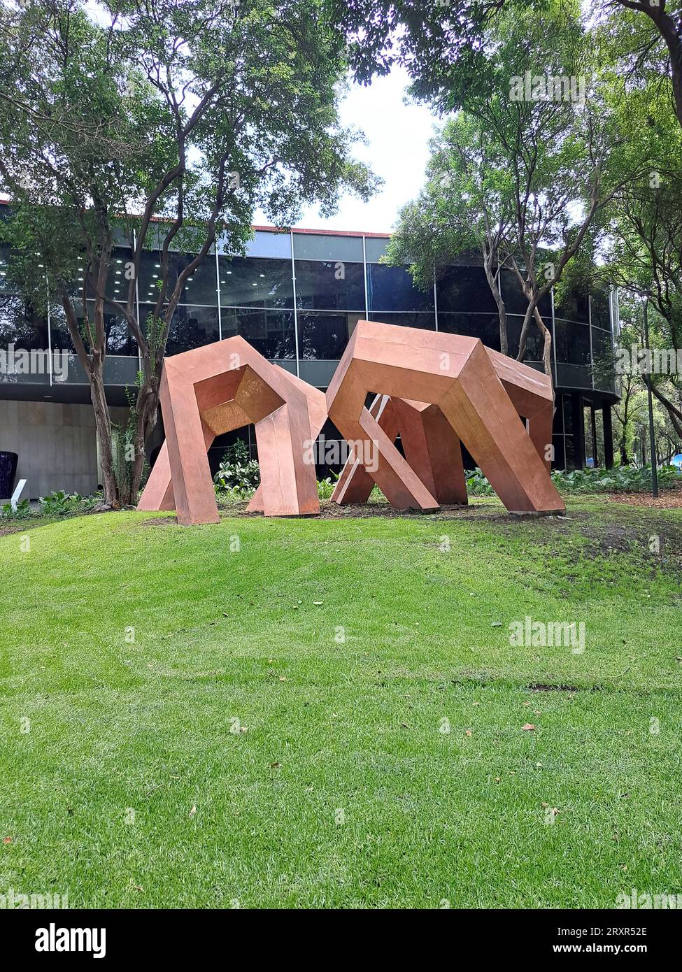 Mexico City, Mexico - August 2, 2023: Sculptures at the Modern Art ...