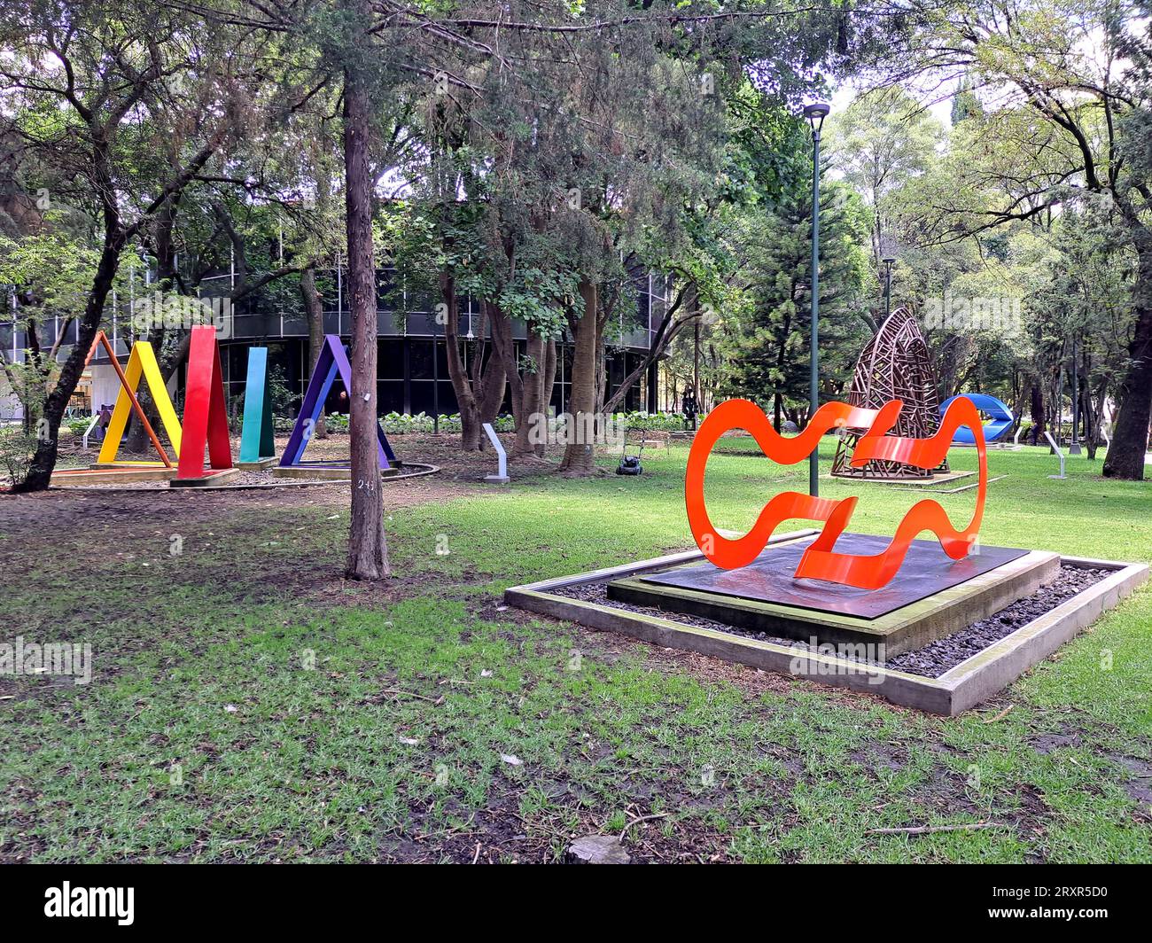 Mexico City, Mexico - August 2, 2023: Sculptures at the Modern Art ...