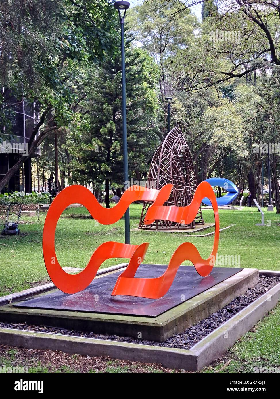 Mexico City, Mexico - August 2, 2023: Sculptures at the Modern Art ...