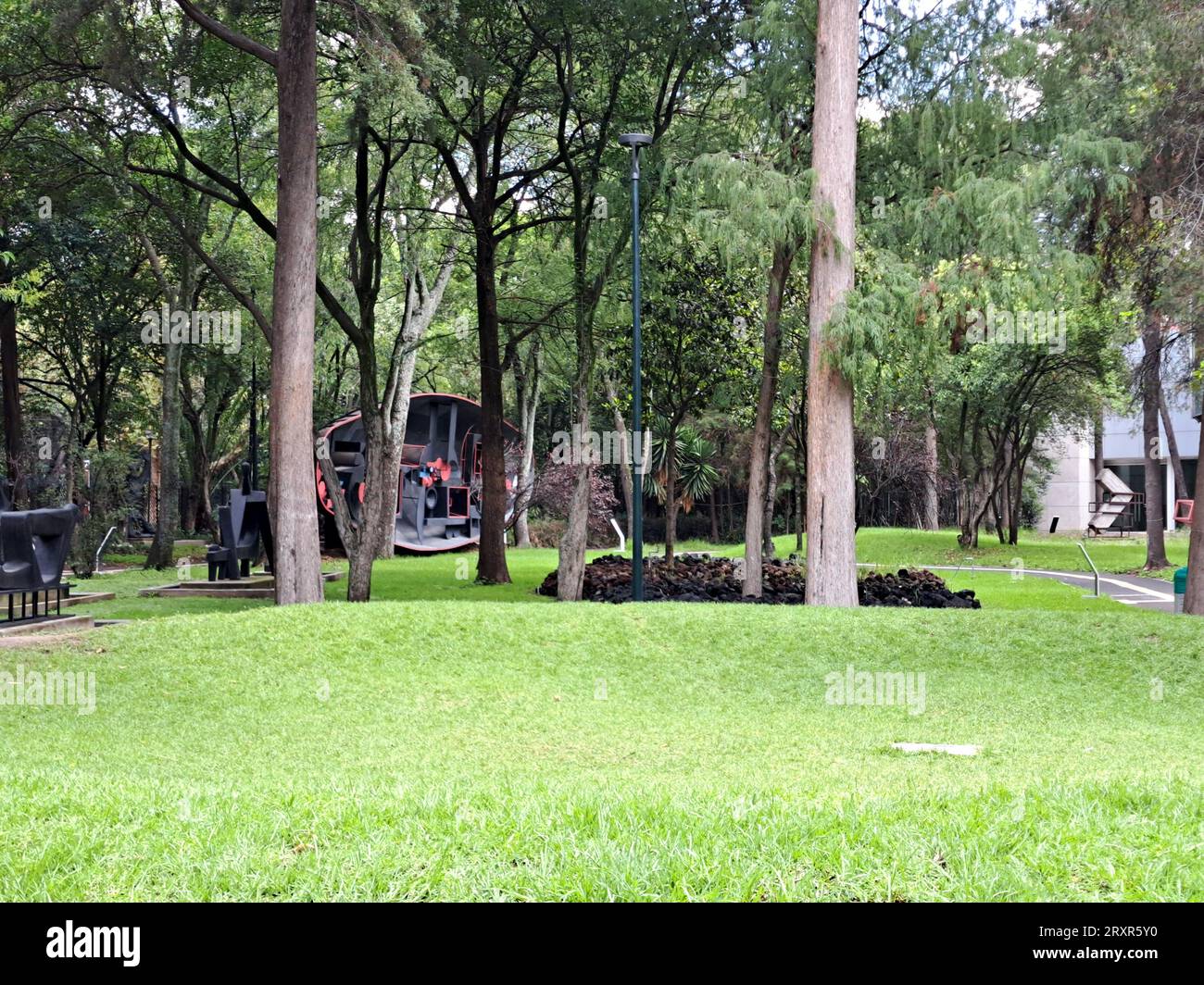 Mexico City, Mexico - August 2, 2023: Sculptures at the Modern Art ...