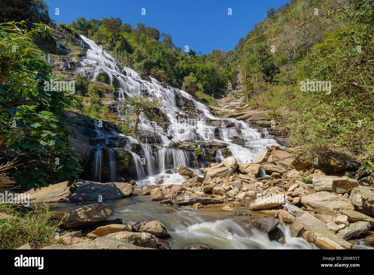 Mae Ya waterfall it beautiful most famous in Doi Inthanon National Park ...