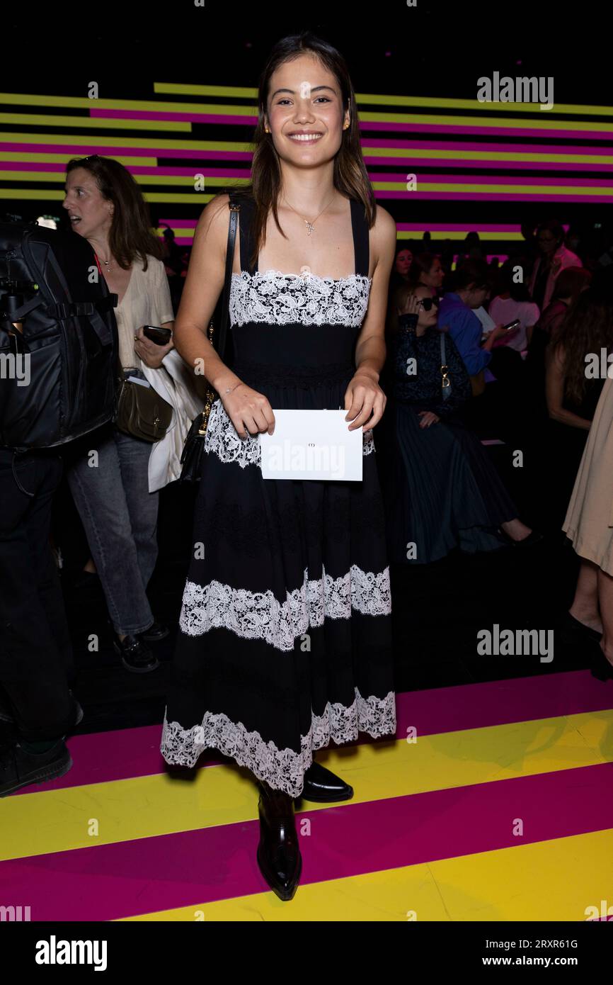 Emma raducanu dior hi-res stock photography and images - Alamy