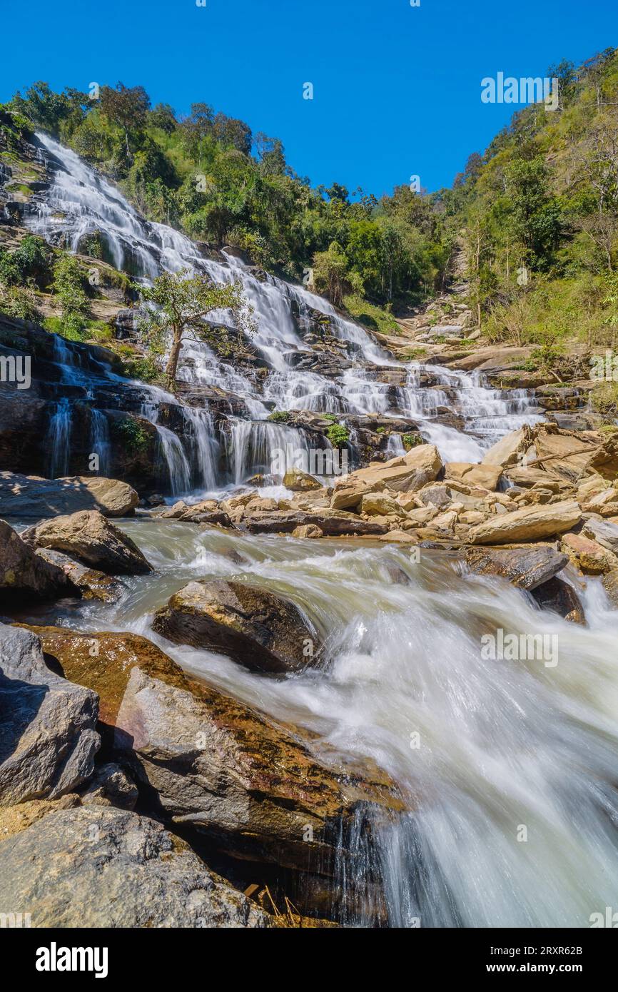 Mae Ya waterfall it beautiful most famous in Doi Inthanon National Park ...