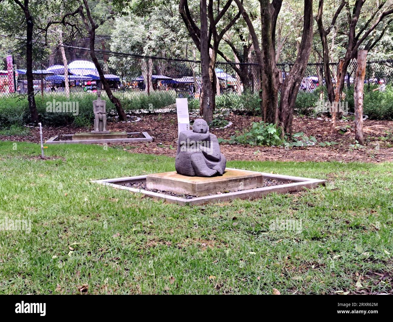 Mexico City, Mexico - August 2, 2023: Sculptures at the Modern Art ...