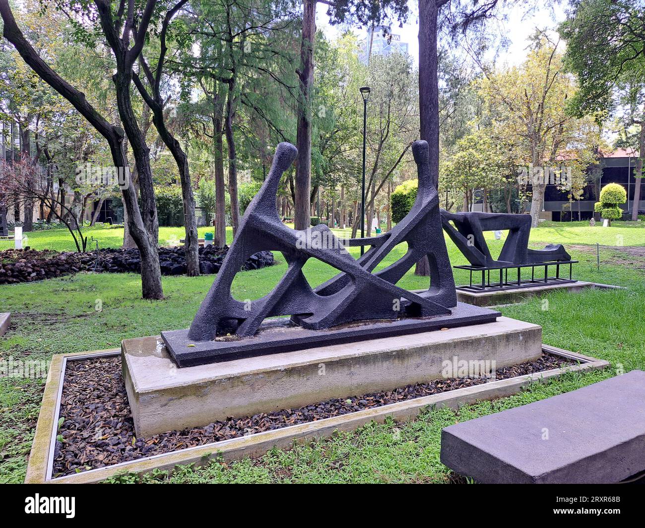 Mexico City, Mexico - August 2, 2023: Sculptures at the Modern Art ...