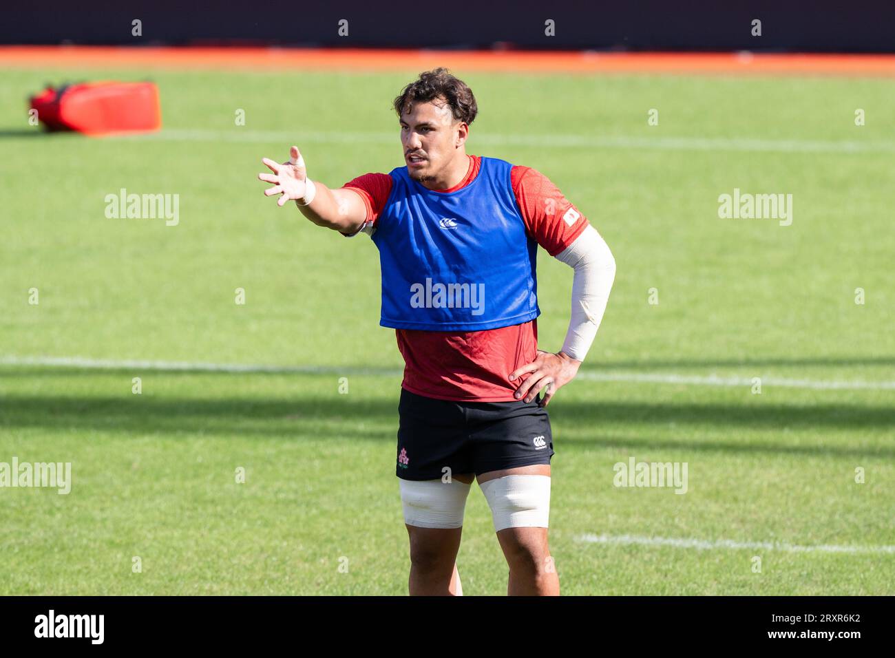 Ben Gunter (JPN) attends a training session during the 2023 Rugby World ...