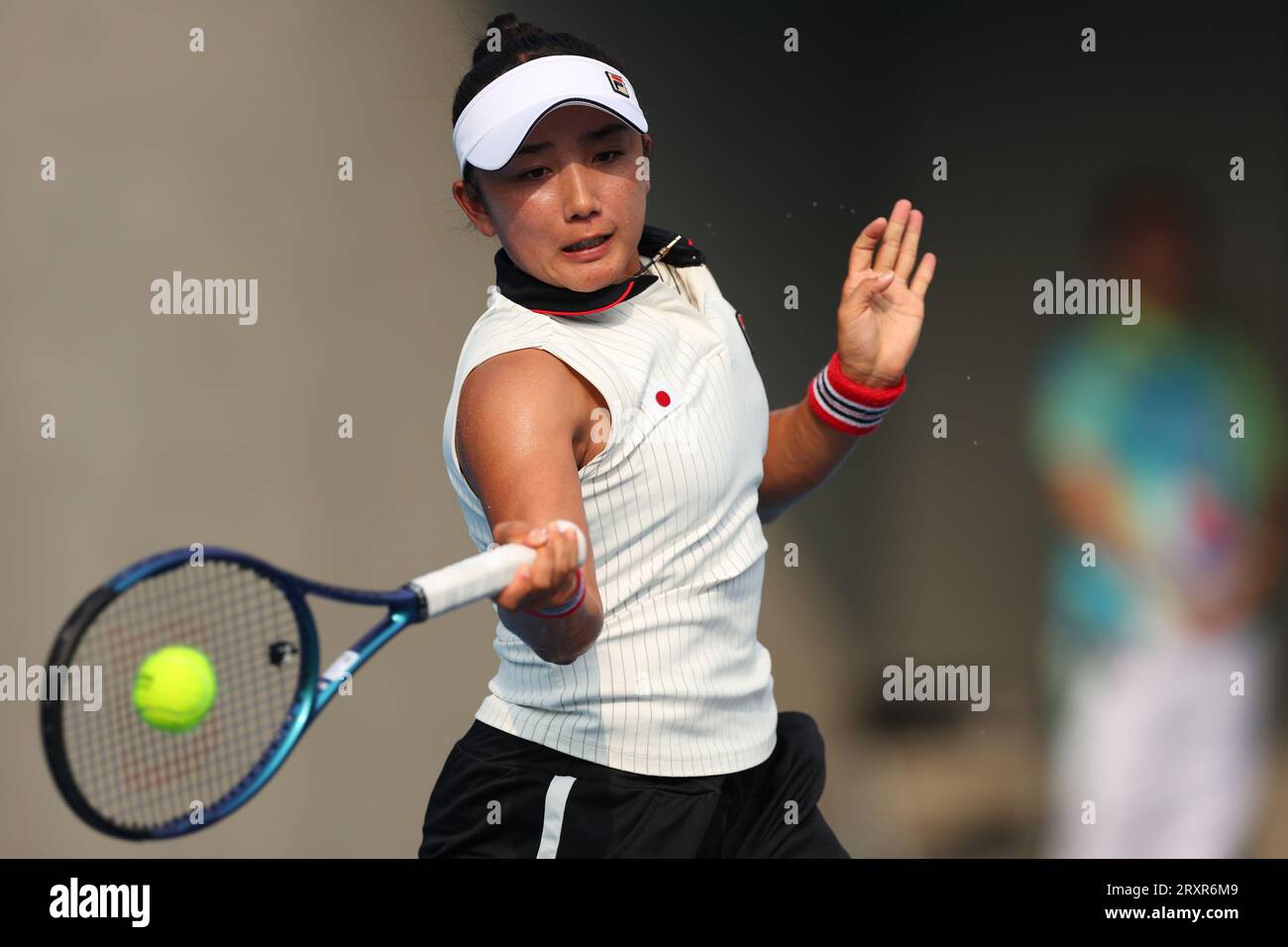 Hangzhou, China. 26th Sep, 2023. Kyoka Okamura (JPN) Tennis : Women's Singles 3rd Round at ...