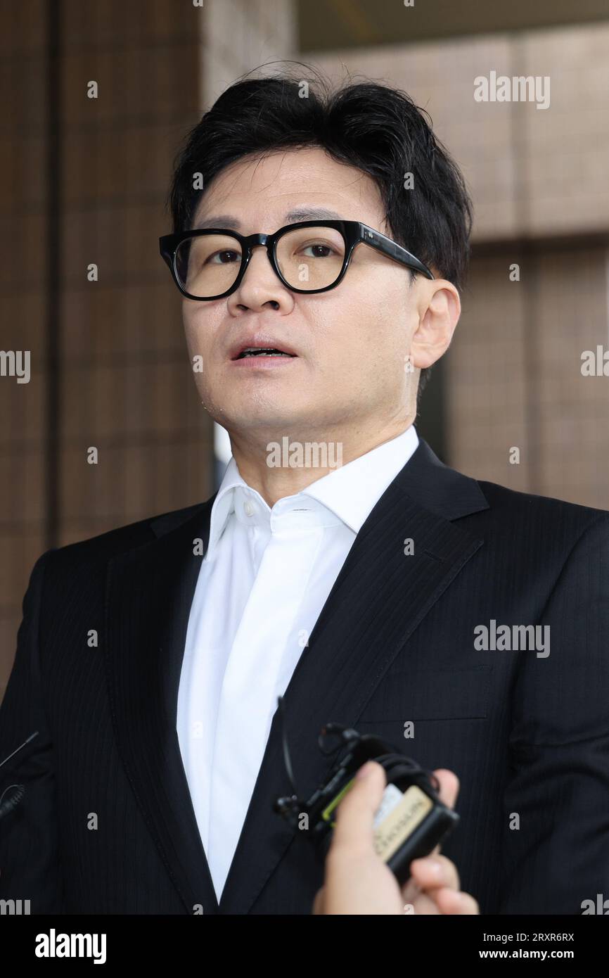 Opposition leader spared arrest Justice Minister Han Dong-hoon speaks ...