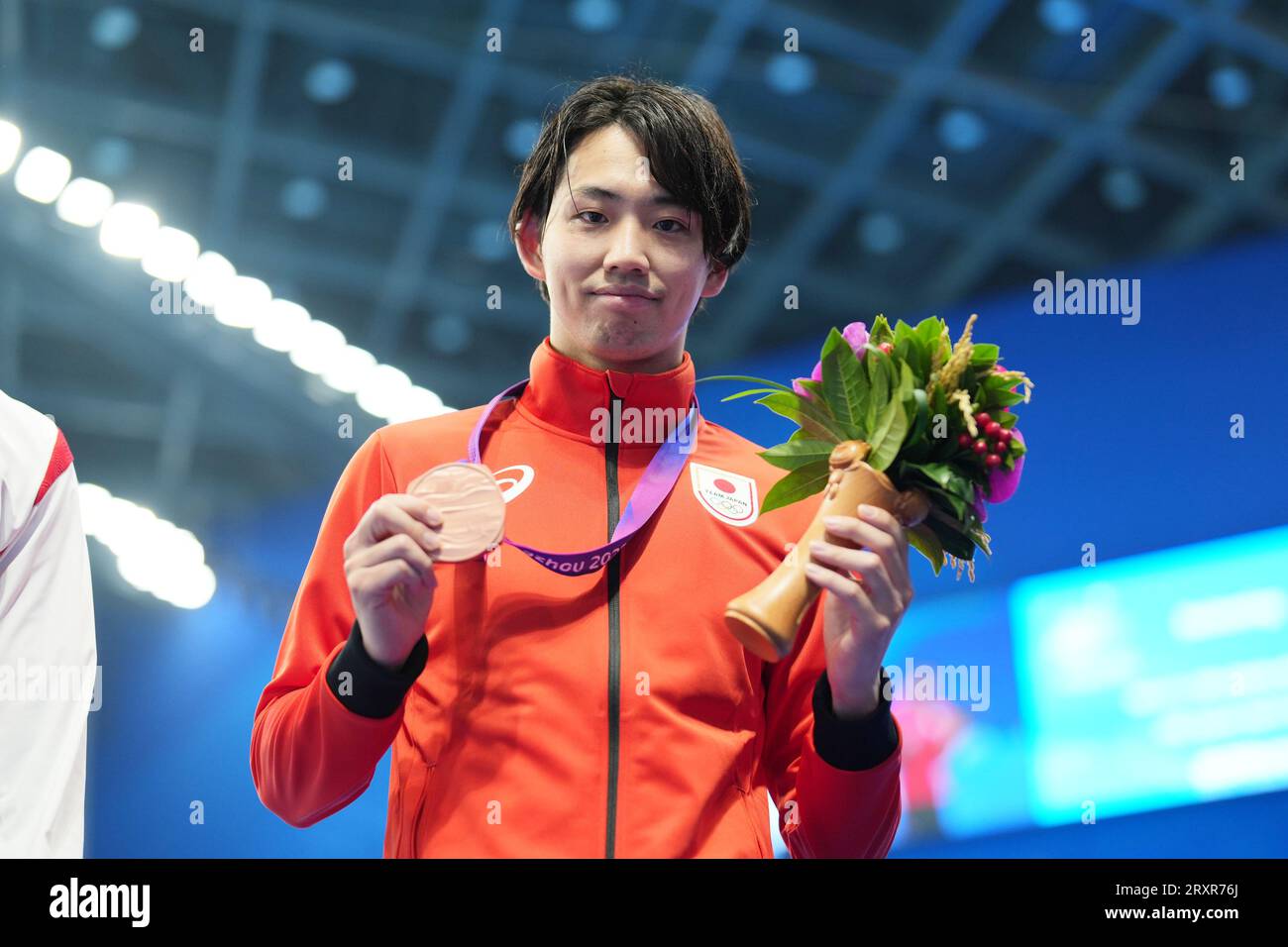 Hangzhou, China. 26th Sep, 2023. Shogo Takeda (JPN) Swimming : Men's 1500m Freestyle Medal ...