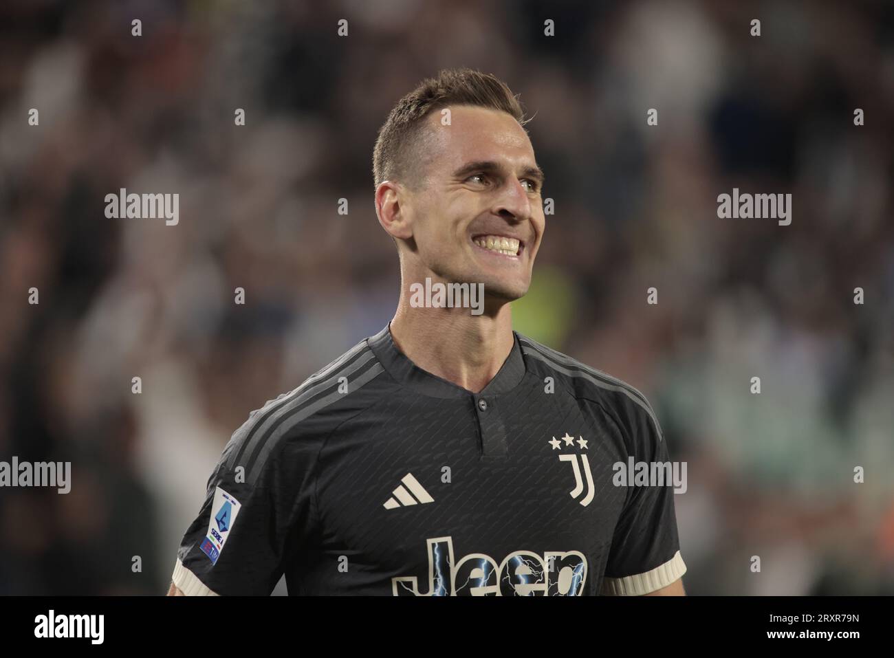 Arkadiusz Milik of Juventus celebrating after a goal during the Italian ...