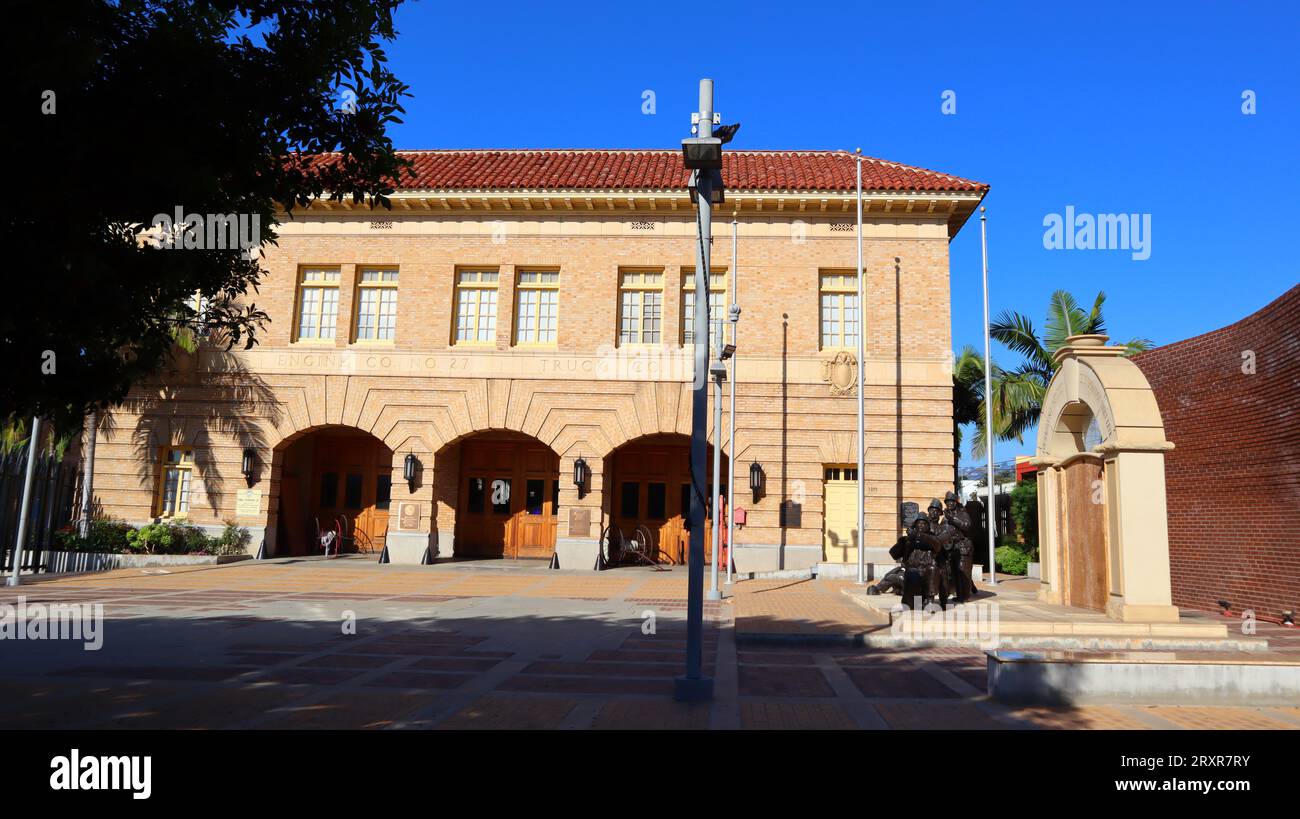 Los Angeles Fire Department Museum Fire Station 27 at 1355 N, Cahuenga ...