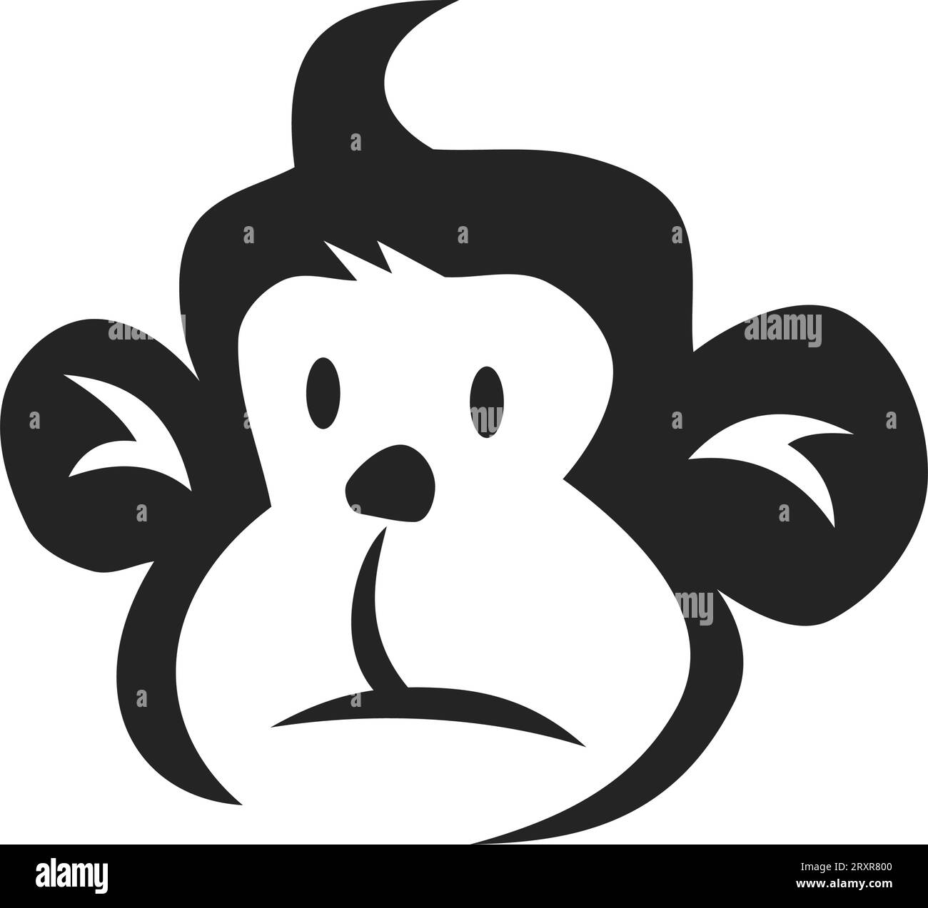 monkey logo template Isolated. Brand Identity. Icon Abstract Vector ...