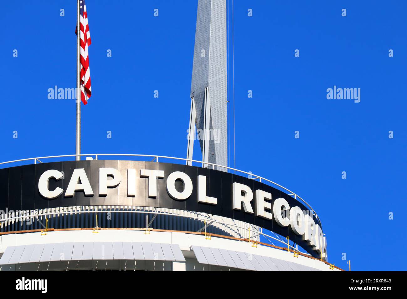 Los Angeles, California: Capitol Records Building located at 1750 Vine ...
