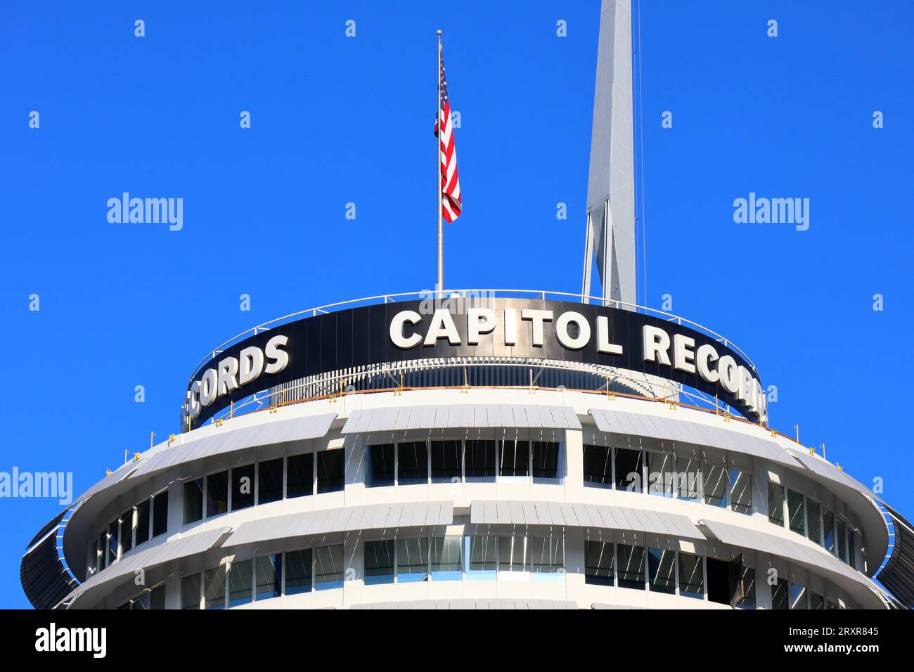 Los Angeles, California: Capitol Records Building located at 1750 Vine ...