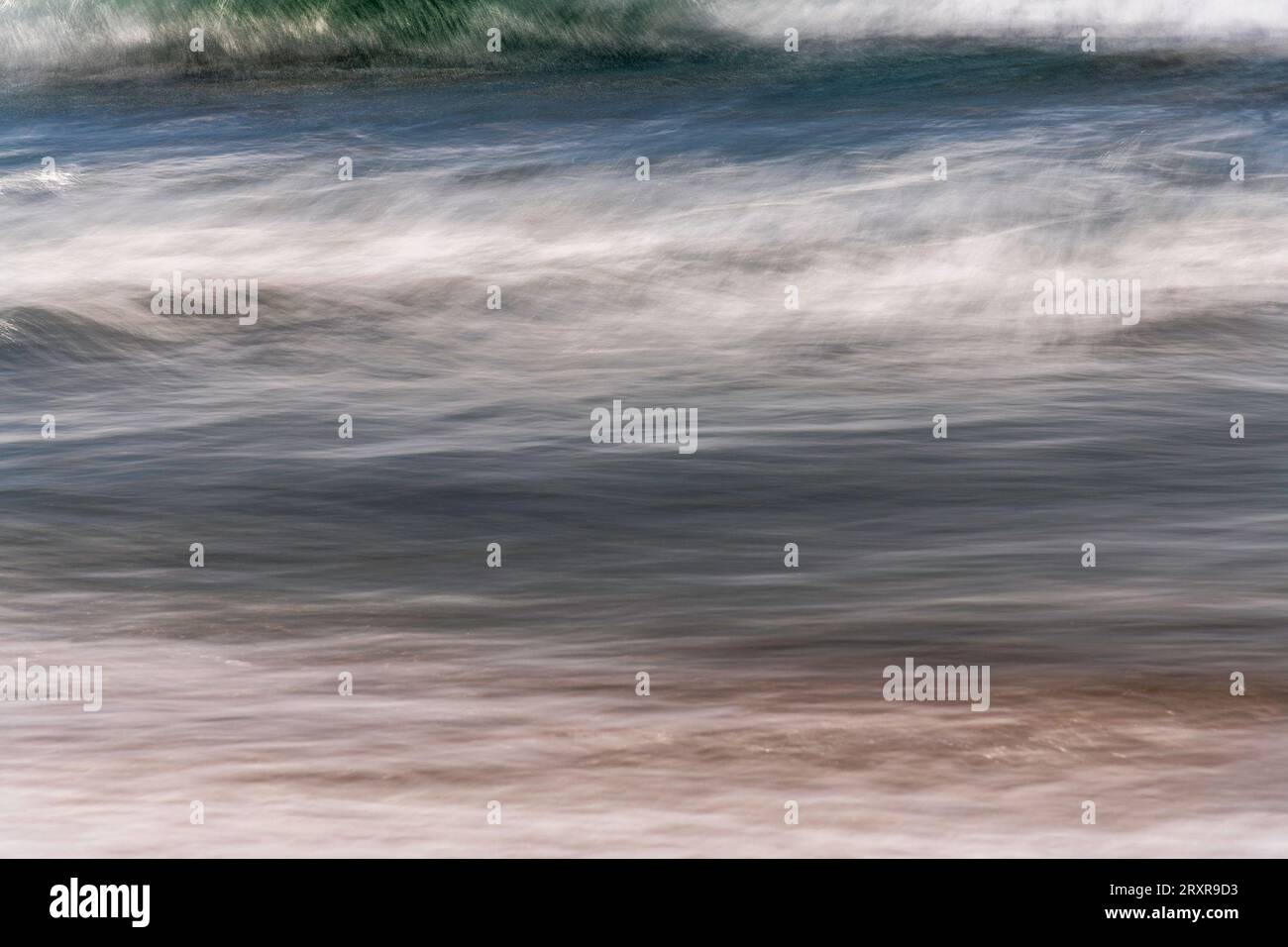 Long exposure of waves breaking on the beach at Jalama Beach in Lompoc, CA Stock Photo - Alamy