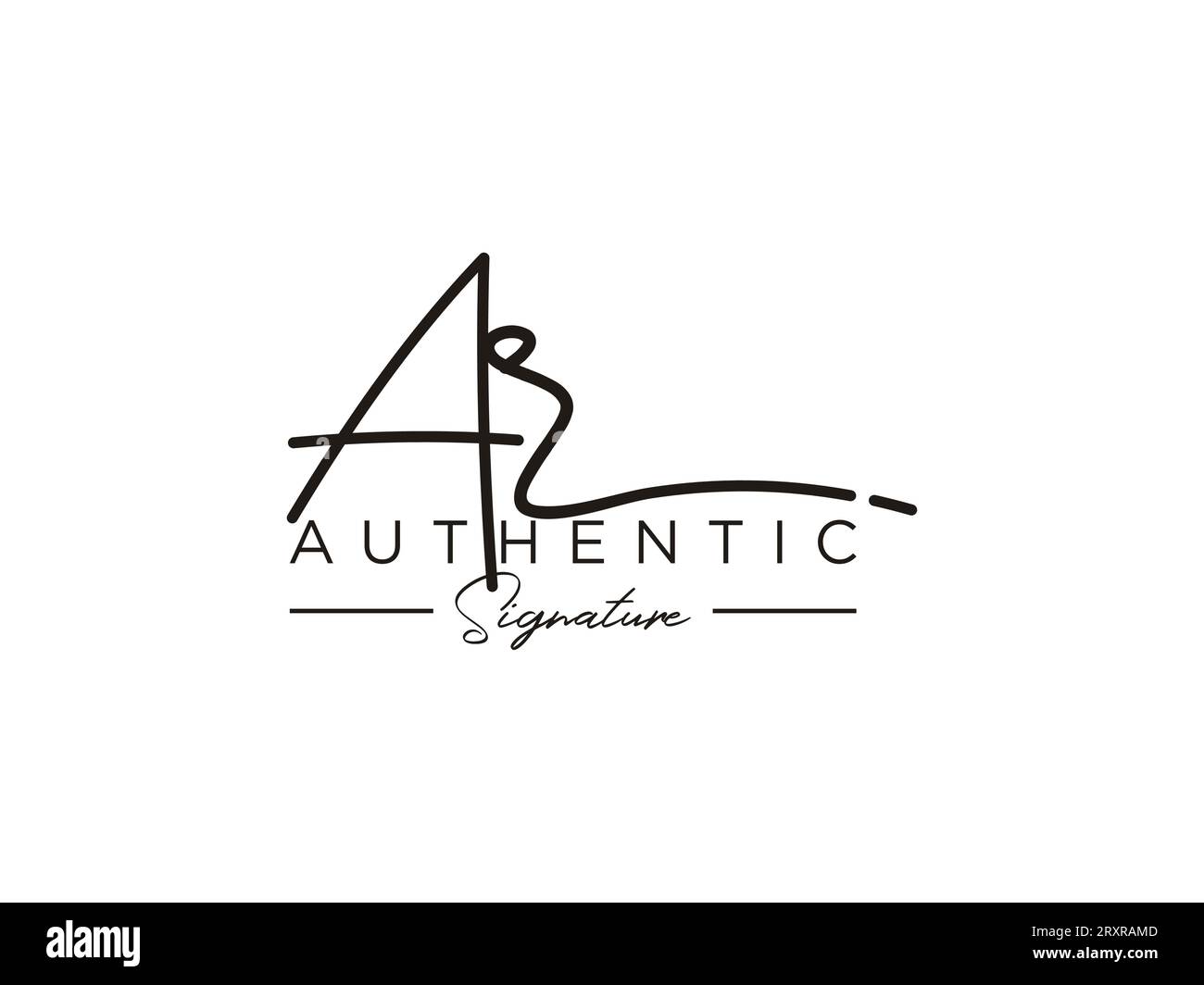 Letter ar vector vectors hi-res stock photography and images - Alamy