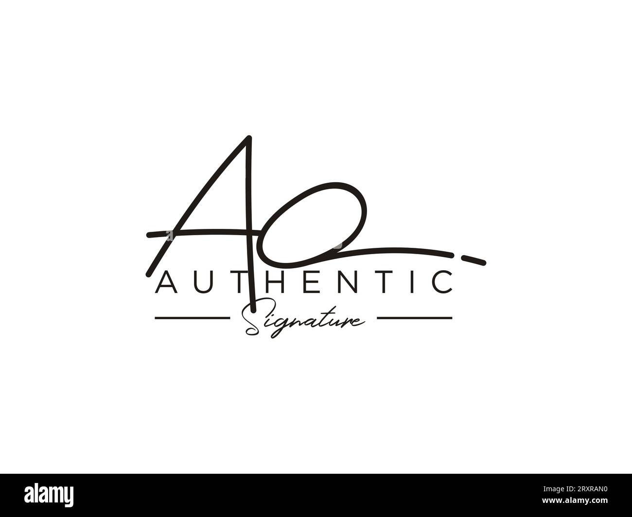 Ao signature hi-res stock photography and images - Alamy