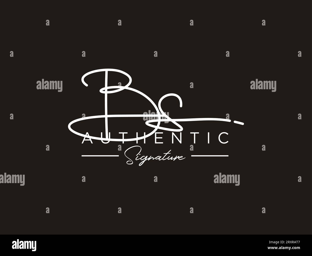 Bs signature hi-res stock photography and images - Alamy