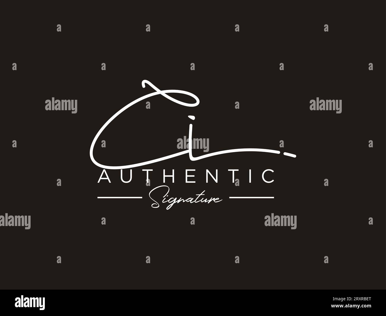 Ci signature hi-res stock photography and images - Alamy