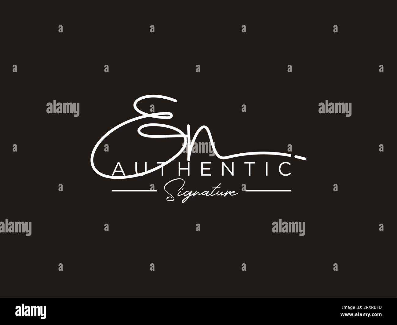 Letter en vector vectors Stock Vector Images - Alamy