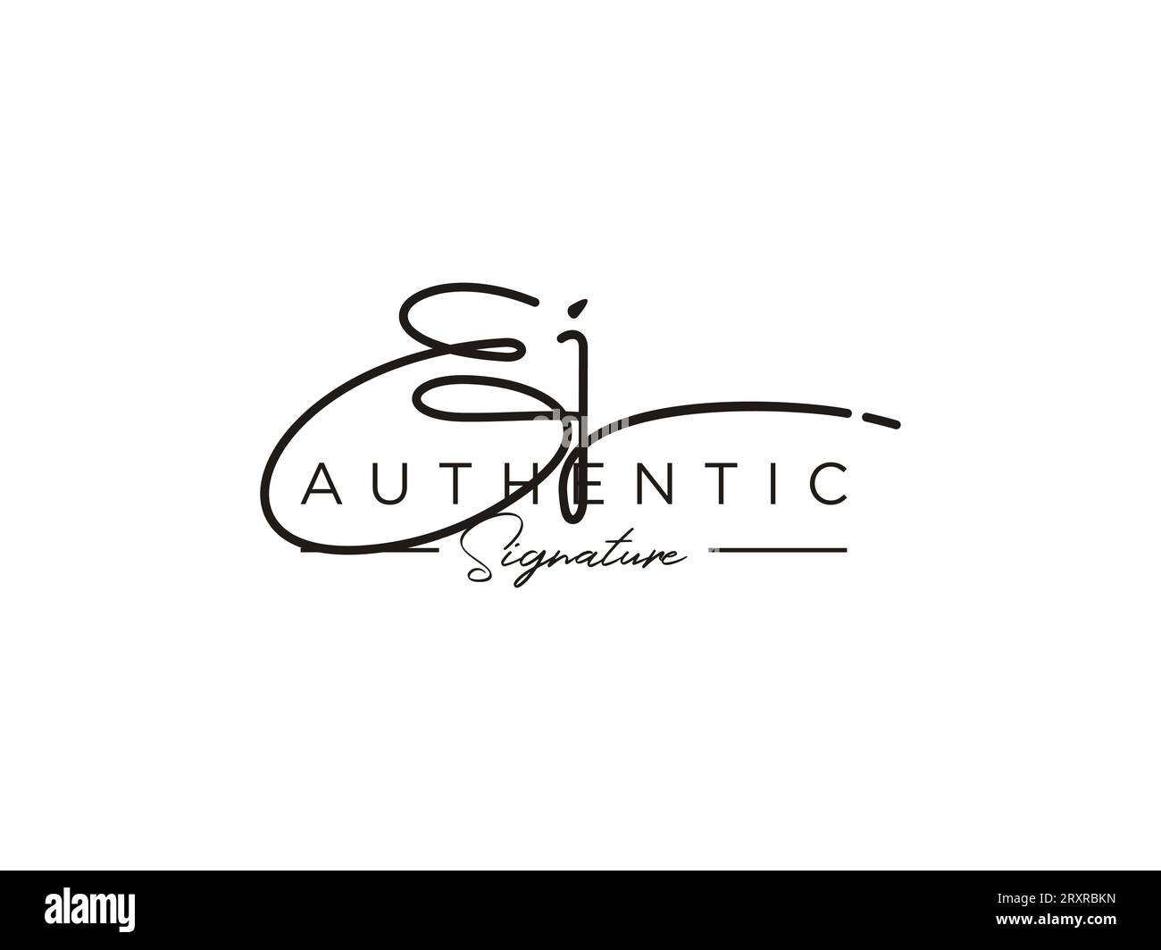 Ej signature hi-res stock photography and images - Alamy