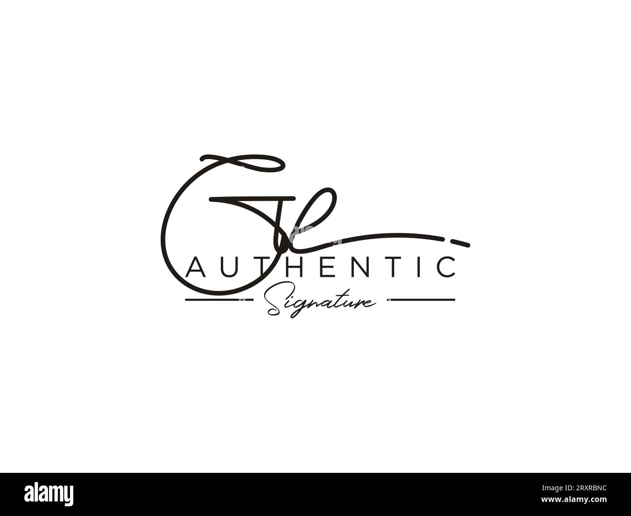 GE Signature Logo Template Vector Stock Vector Image & Art - Alamy
