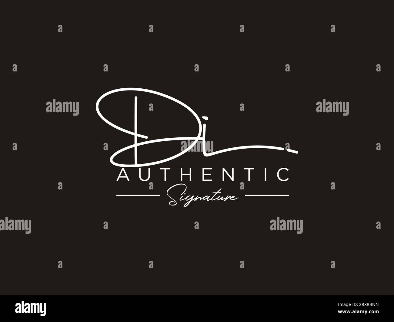 Letter di logo vector vectors hi-res stock photography and images - Alamy