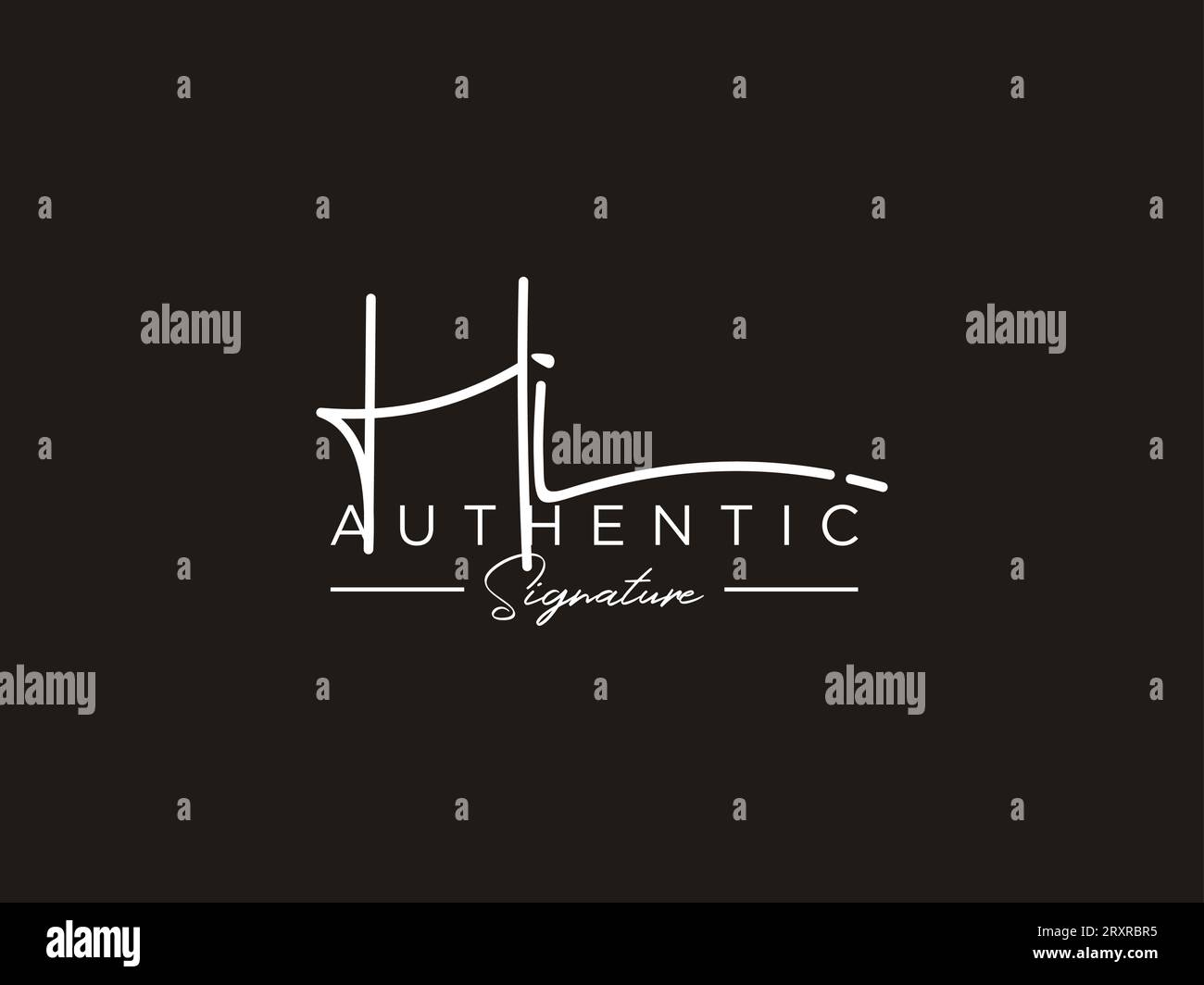 Letter hi vector vectors hi-res stock photography and images - Alamy