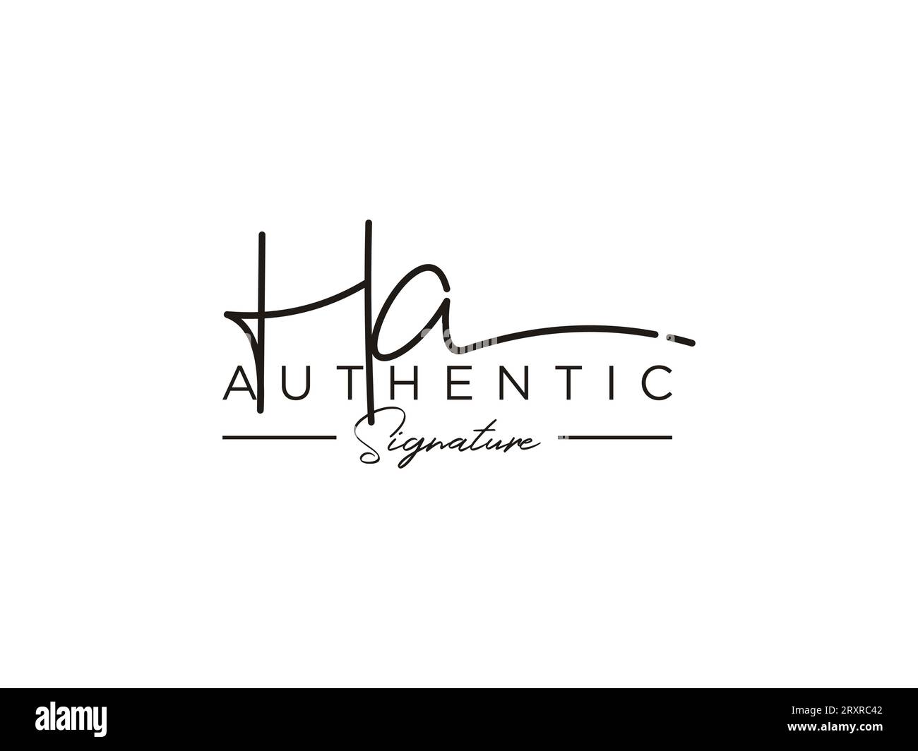 Letter ha vector vectors Stock Vector Images - Alamy