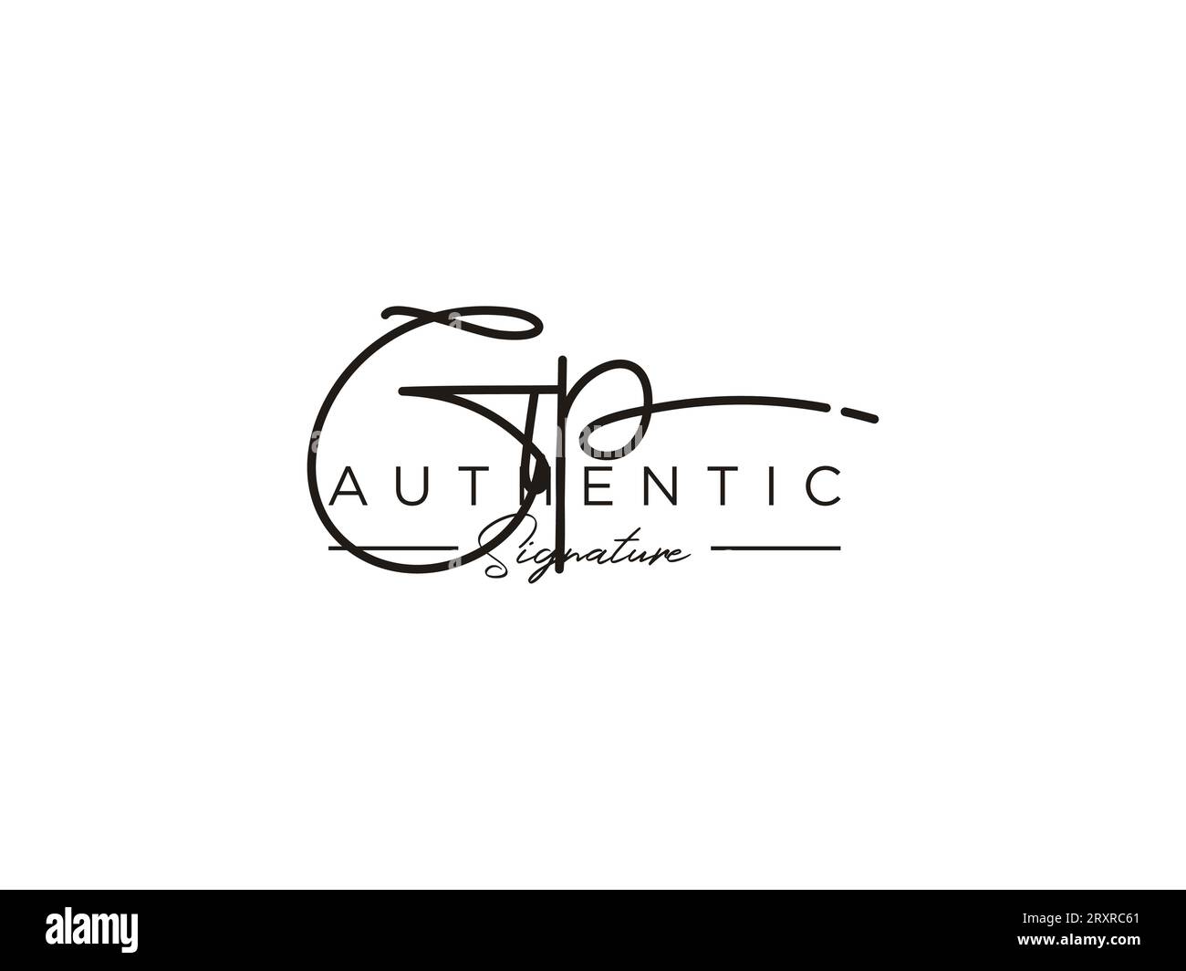 Letter gp vector vectors hi-res stock photography and images - Alamy