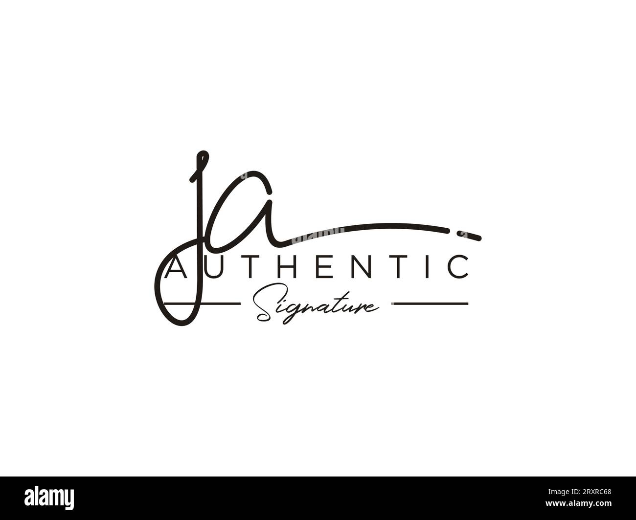 Letter ja vector vectors Stock Vector Images - Alamy