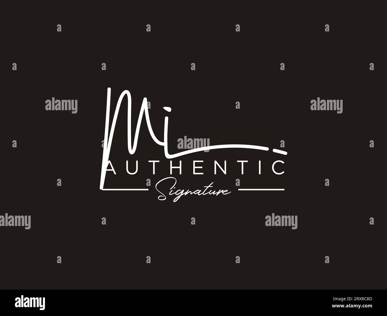 Mi logo vector vectors hi-res stock photography and images - Alamy