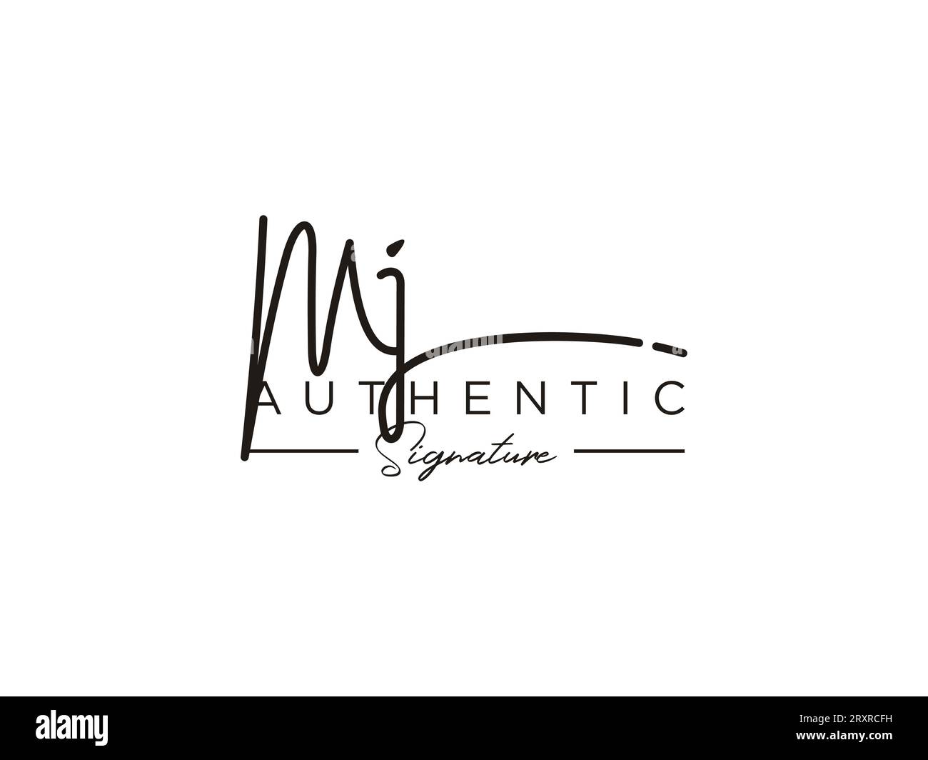 Mj signature hi-res stock photography and images - Alamy