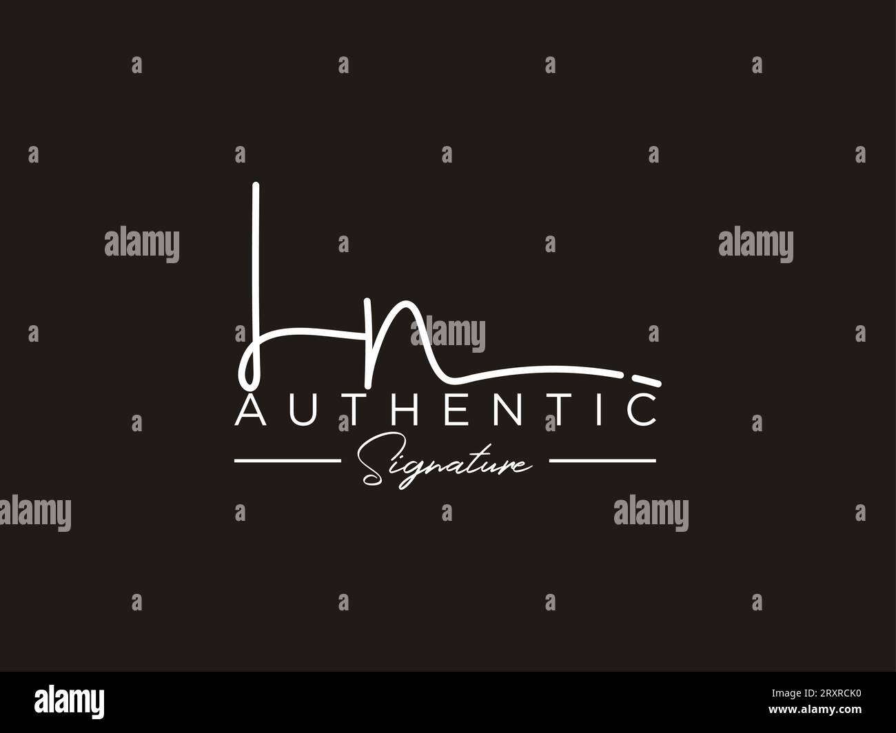 Letter ln vector vectors hi-res stock photography and images - Alamy