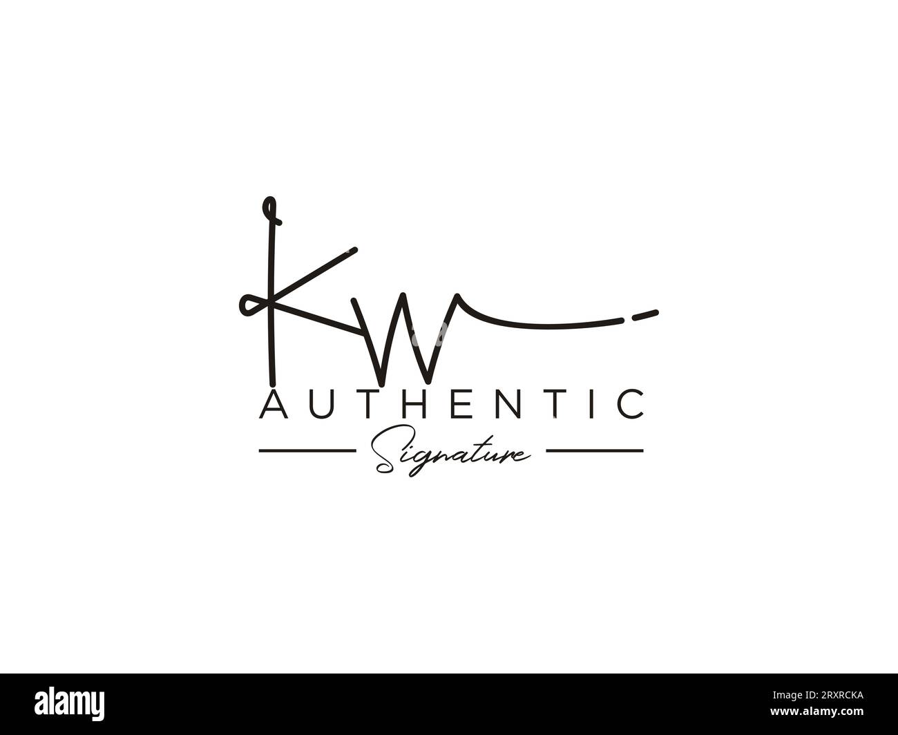 Kw clean logo hi-res stock photography and images - Alamy