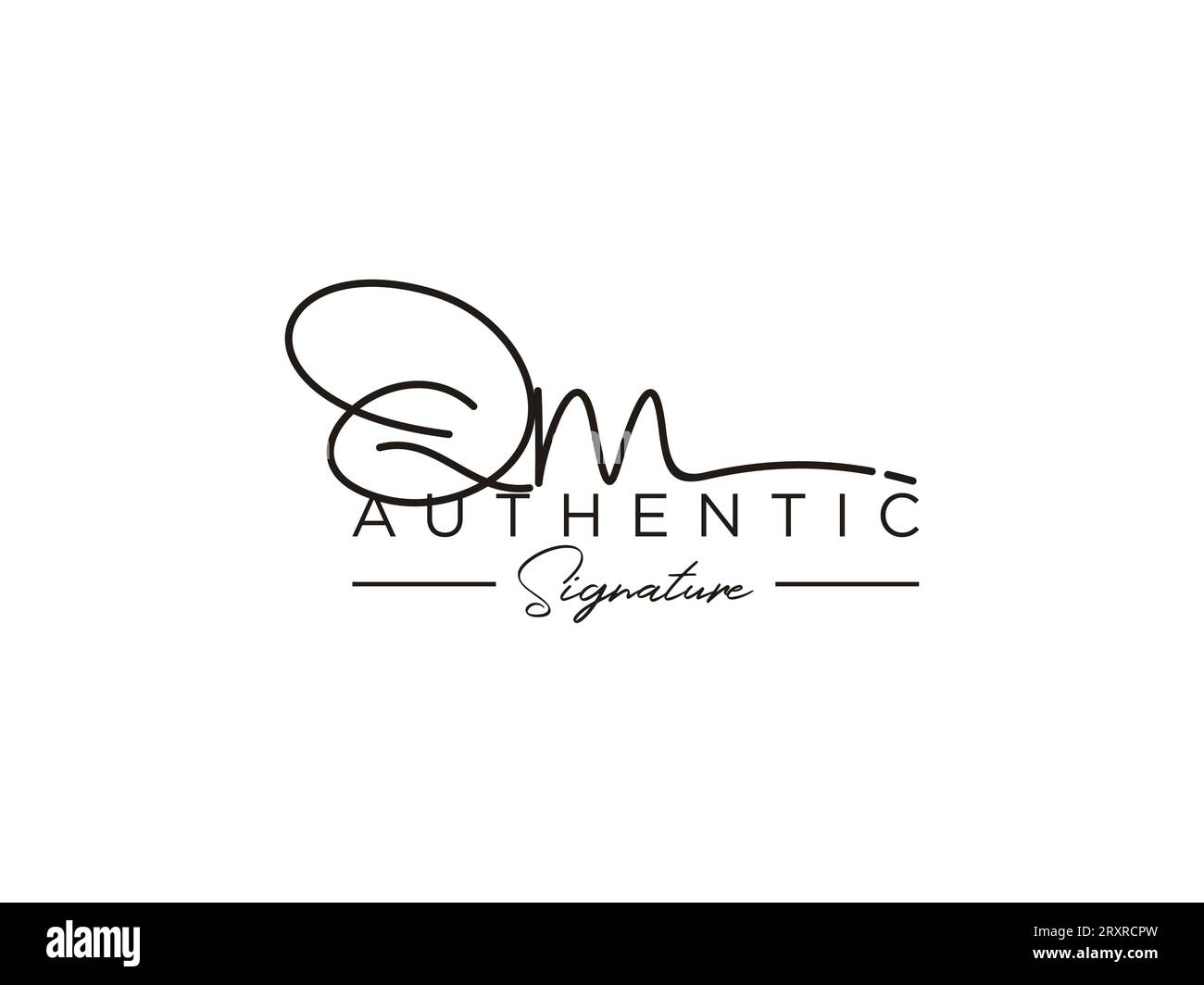Qm logo vector vectors hi-res stock photography and images - Alamy