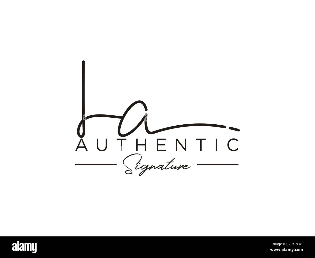 Letter la vector vectors hi-res stock photography and images - Alamy