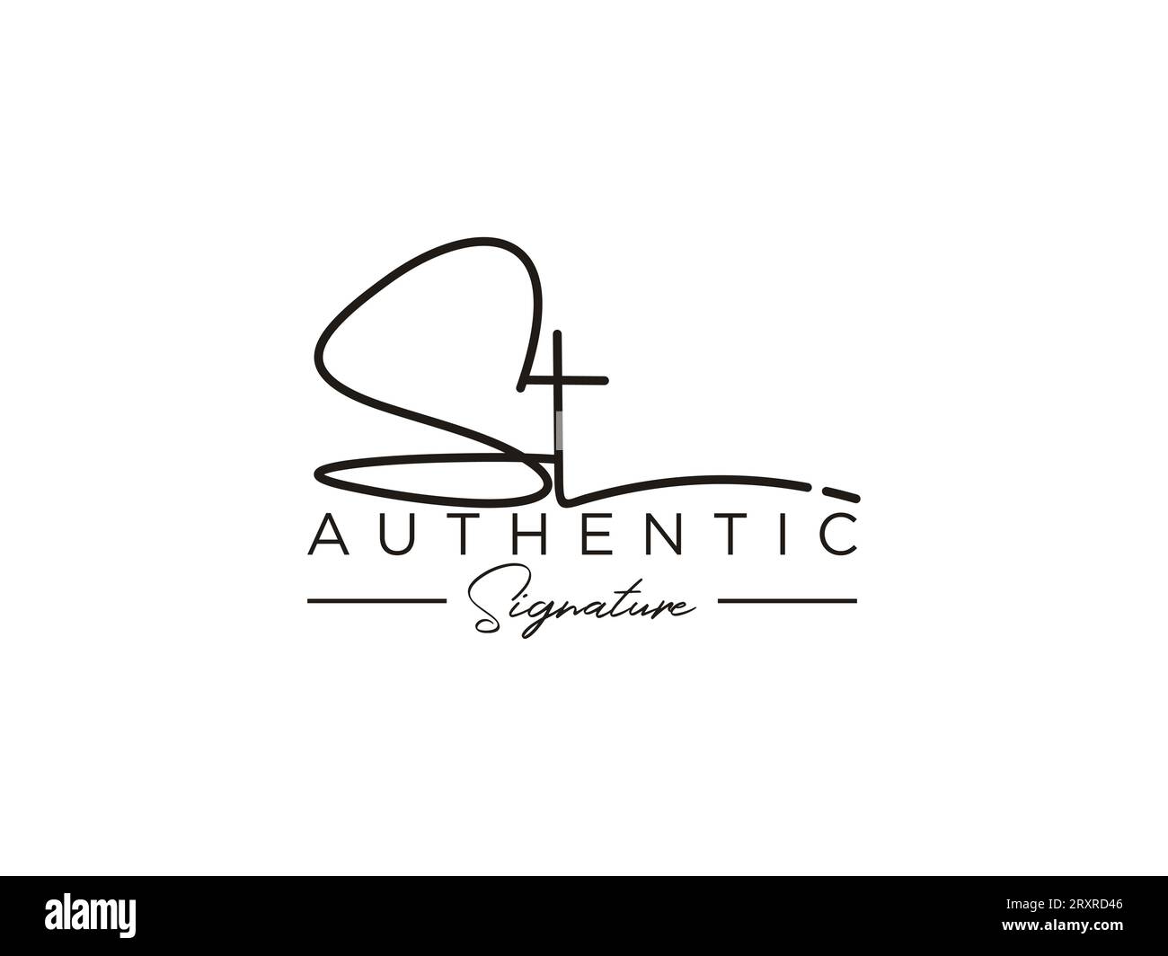 Letter st vector vectors hi-res stock photography and images - Alamy