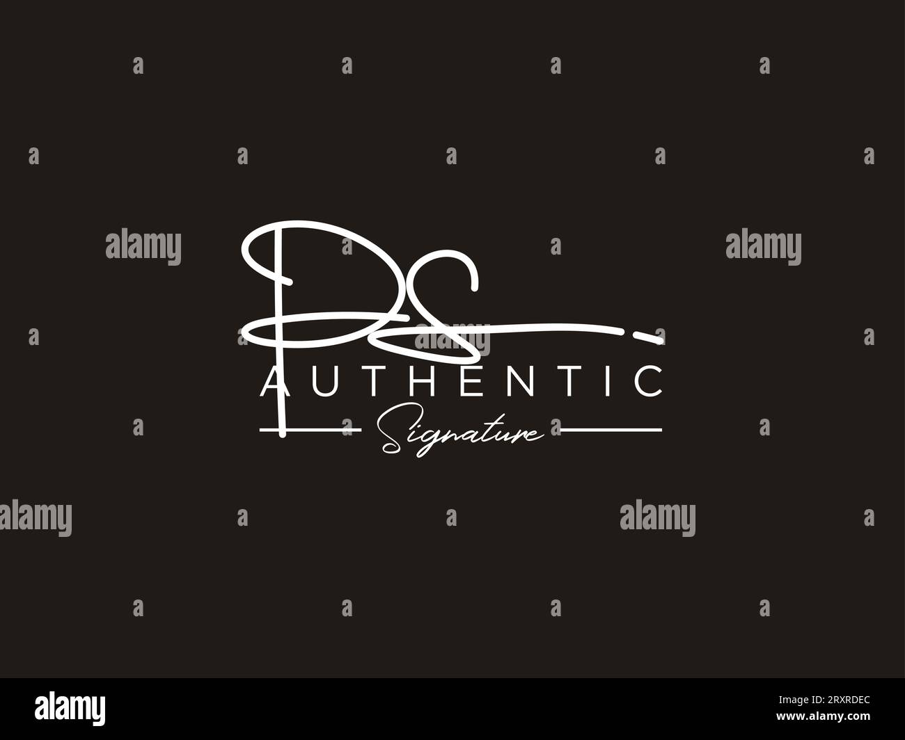 Logo ps vector vectors hi-res stock photography and images - Alamy