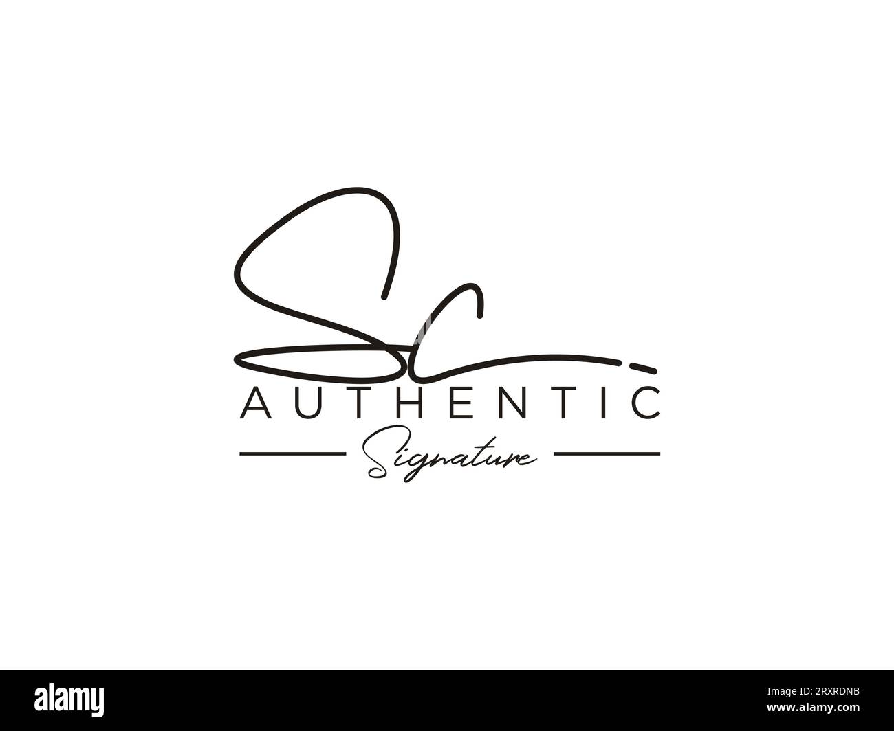 Sc logo design vector vectors hi-res stock photography and images - Alamy