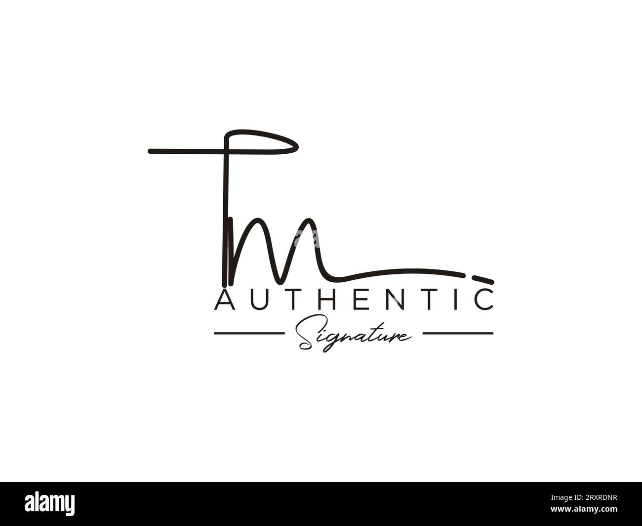 Letter tm vector vectors Stock Vector Images - Alamy
