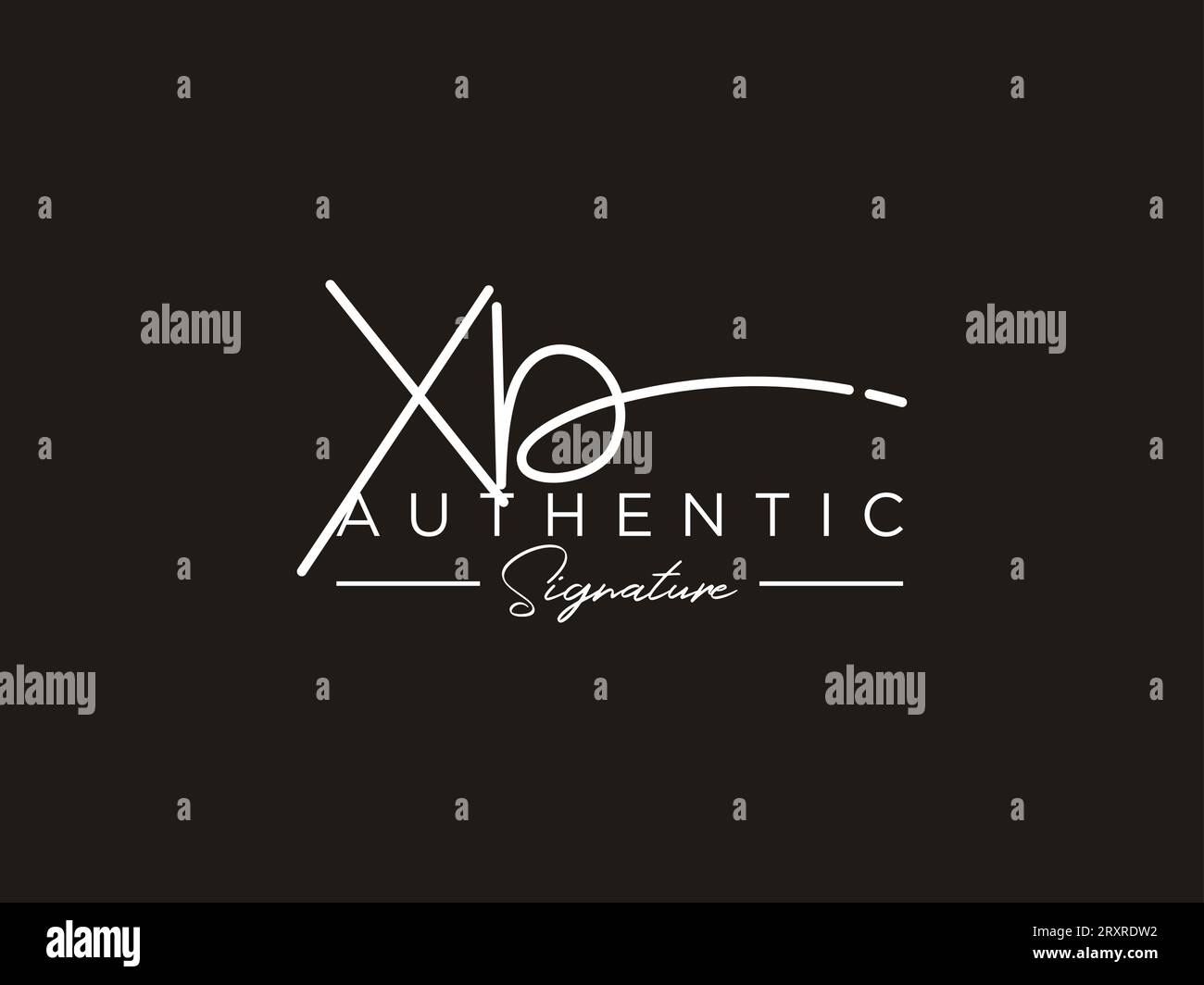 Letter xb vector vectors hi-res stock photography and images - Alamy
