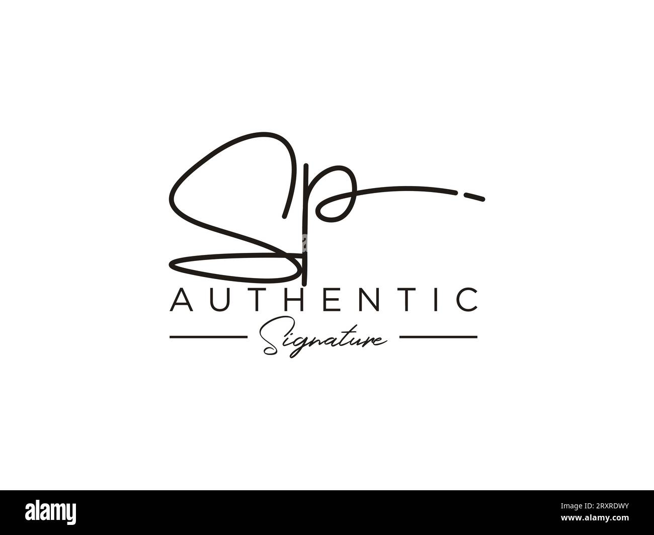 Letter sp vector vectors hi-res stock photography and images - Alamy