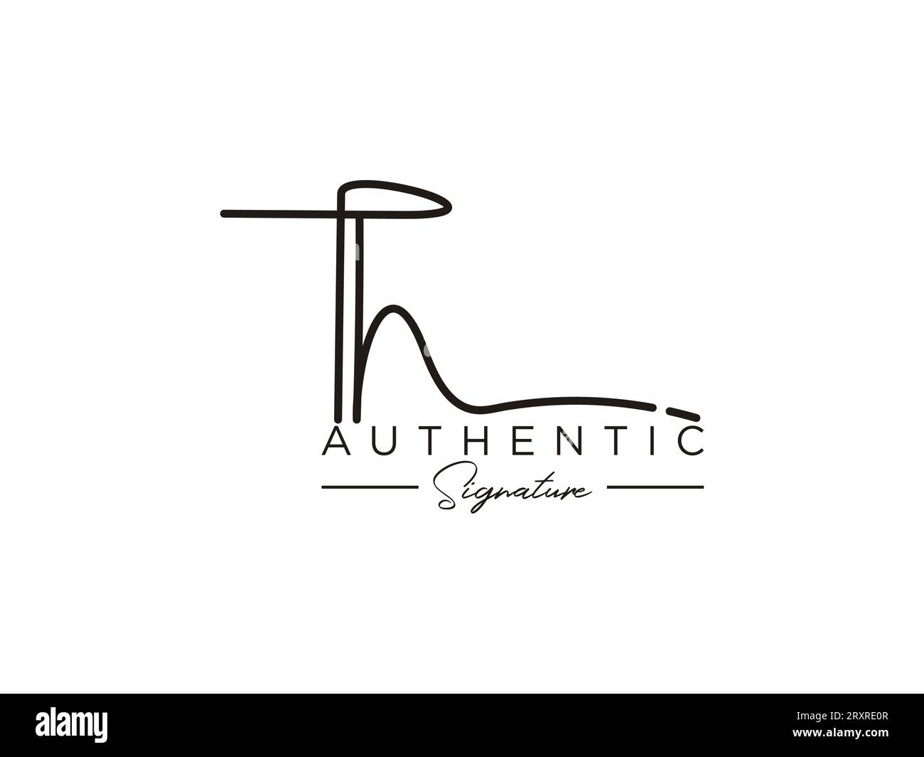 Th signature hi-res stock photography and images - Alamy