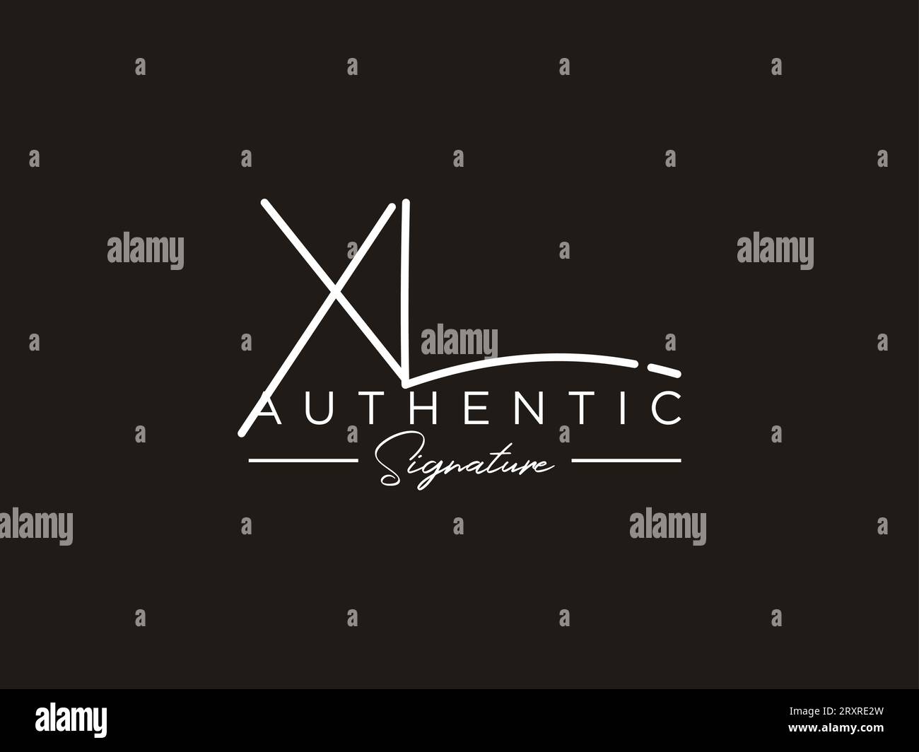 Letter xl vector vectors hi-res stock photography and images - Alamy