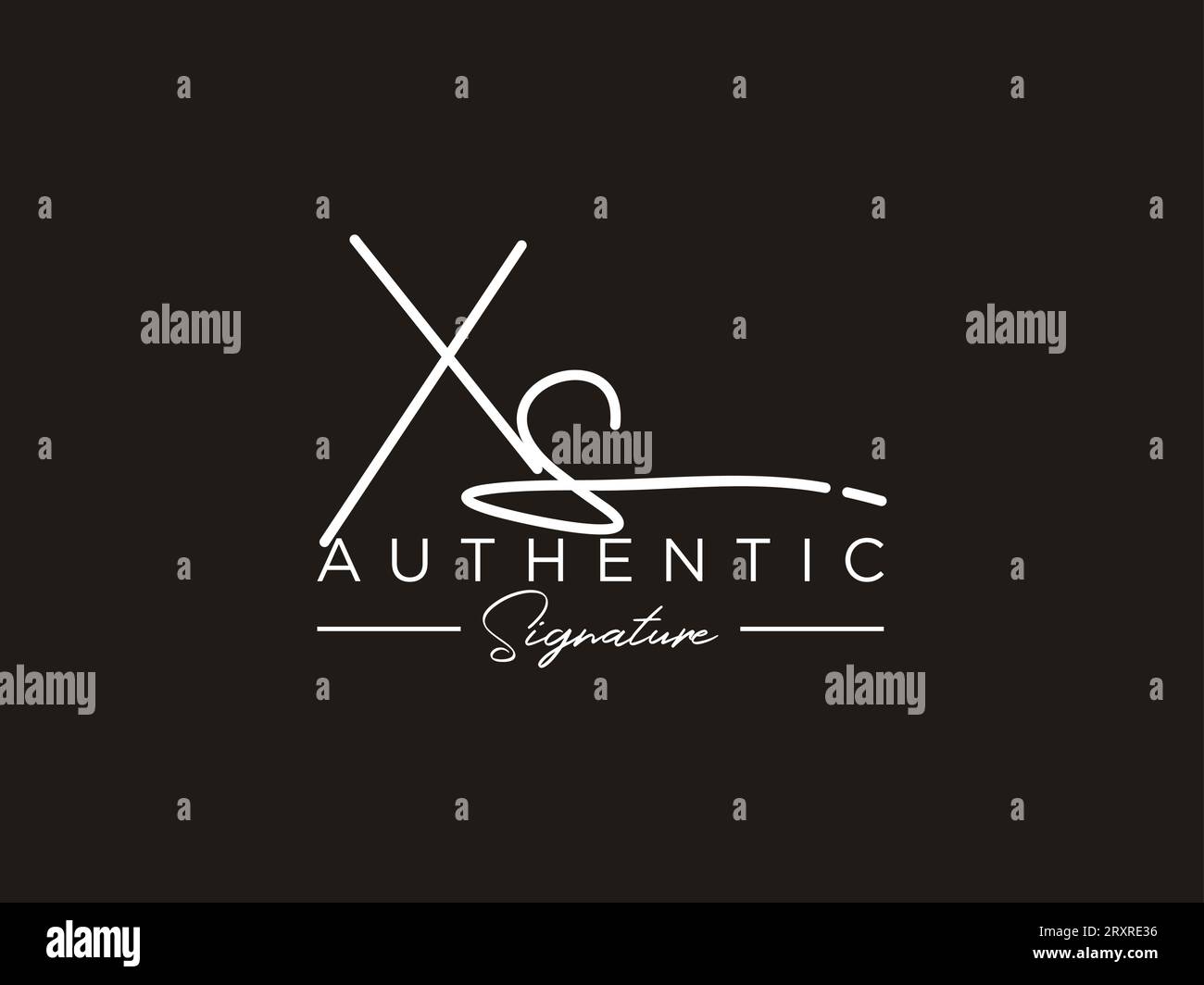 Letter xs vector vectors hi-res stock photography and images - Alamy