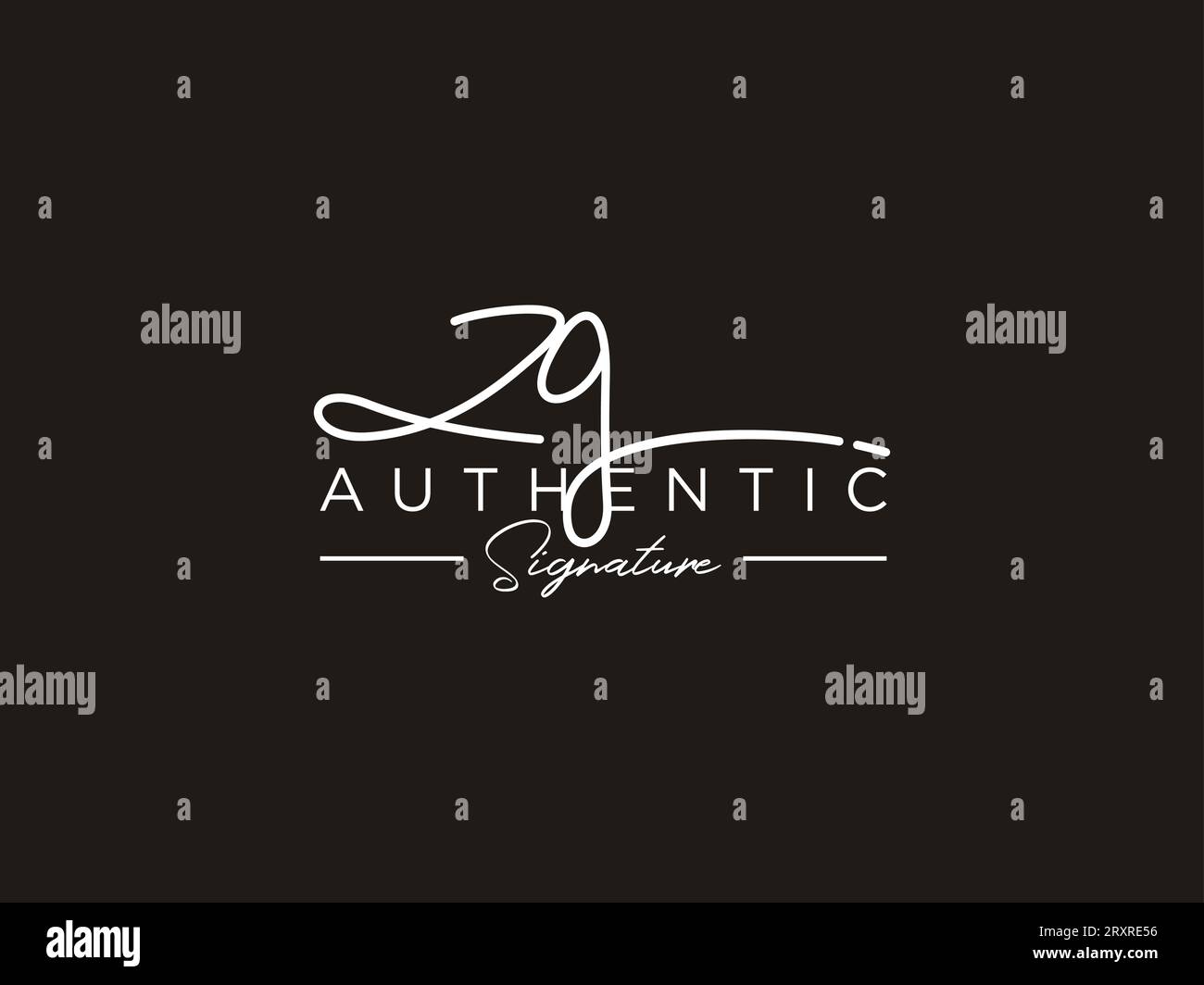 Zg logo vector vectors hi-res stock photography and images - Alamy
