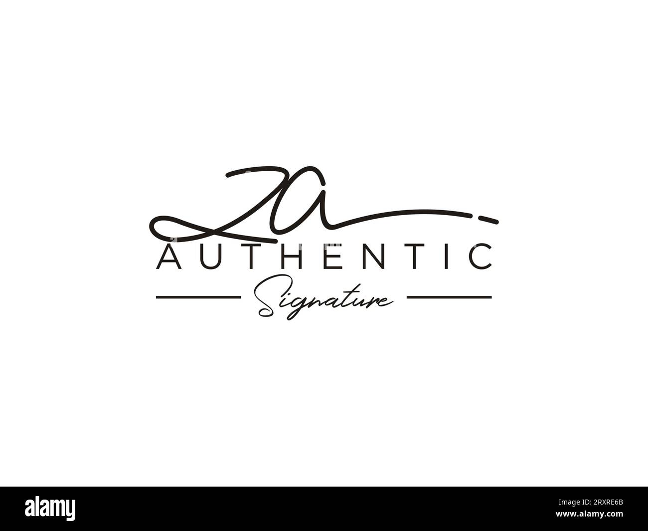 Za logo vector vectors Stock Vector Images - Alamy