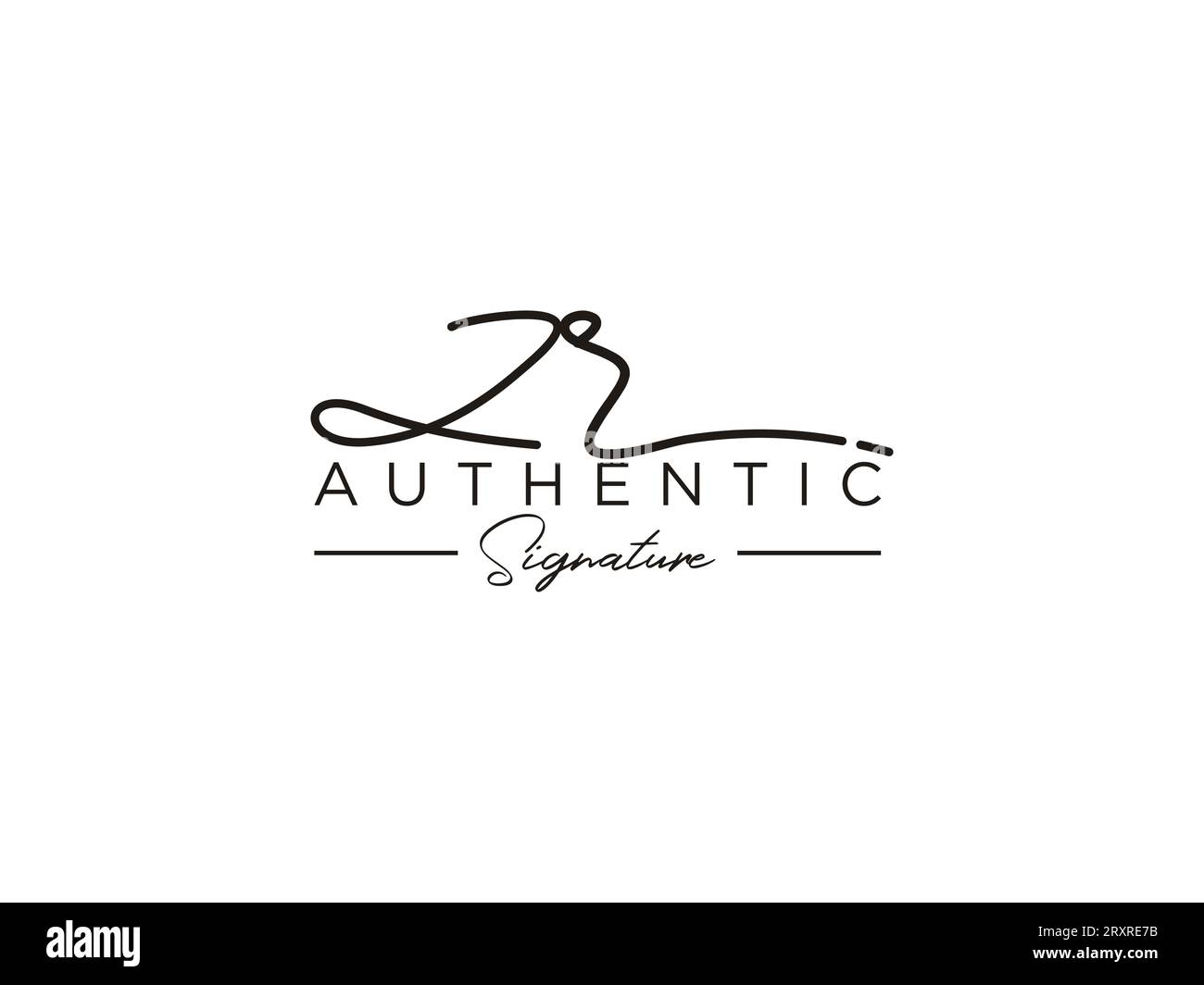 Zr template Stock Vector Images - Alamy