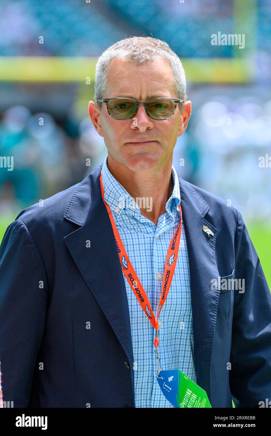 Denver Broncos owner & chief executive officer Greg Penner walks on the ...